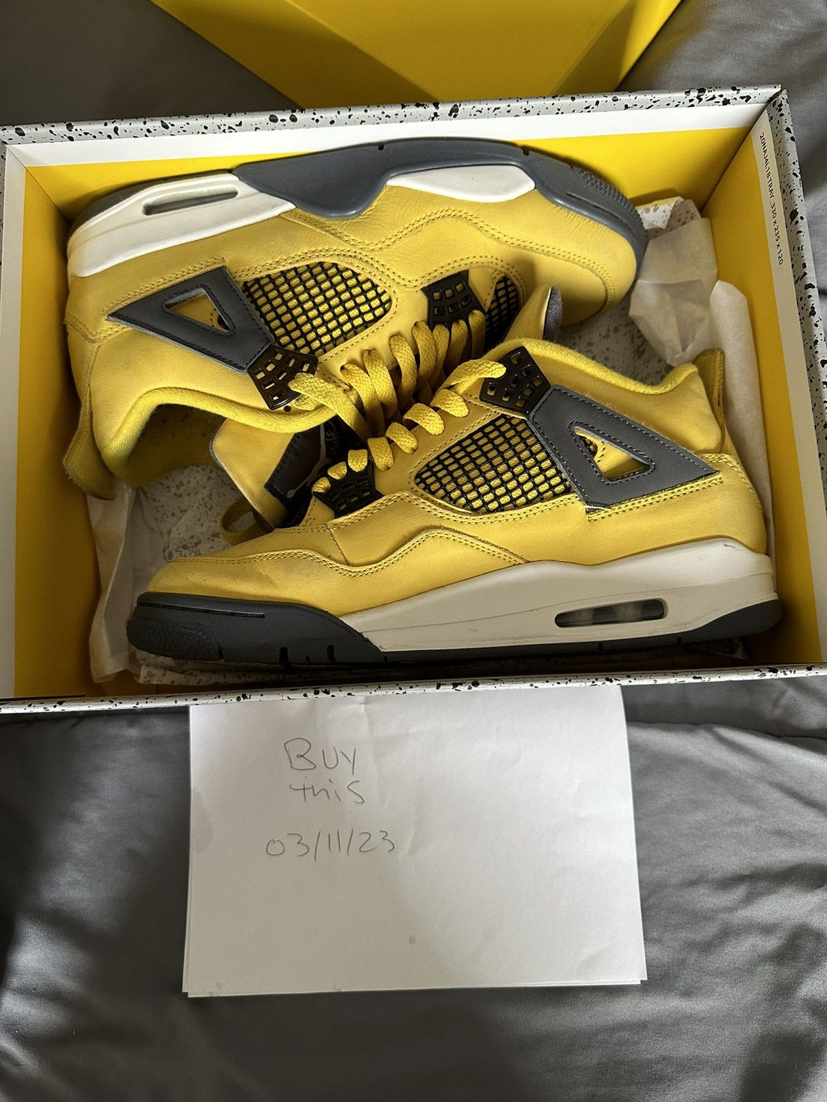 Jordan Brand JORDAN 4 LIGHTING ⚡️⚡️ | Grailed