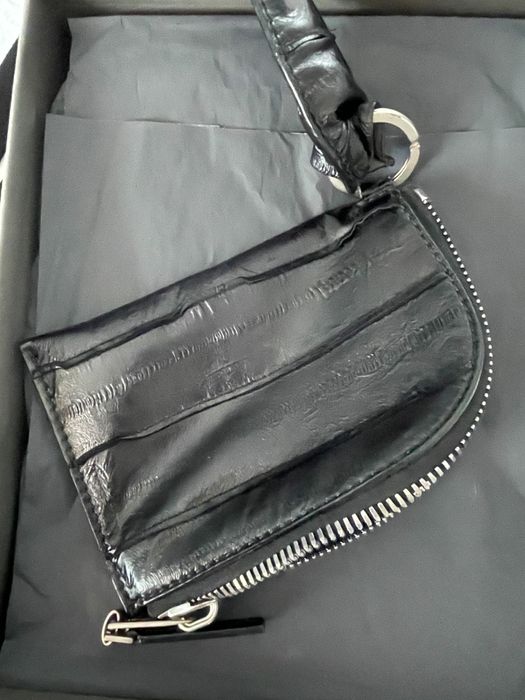 Rick Owens Rare Rick Owens Neck wallet 100% Eel Leather | Grailed