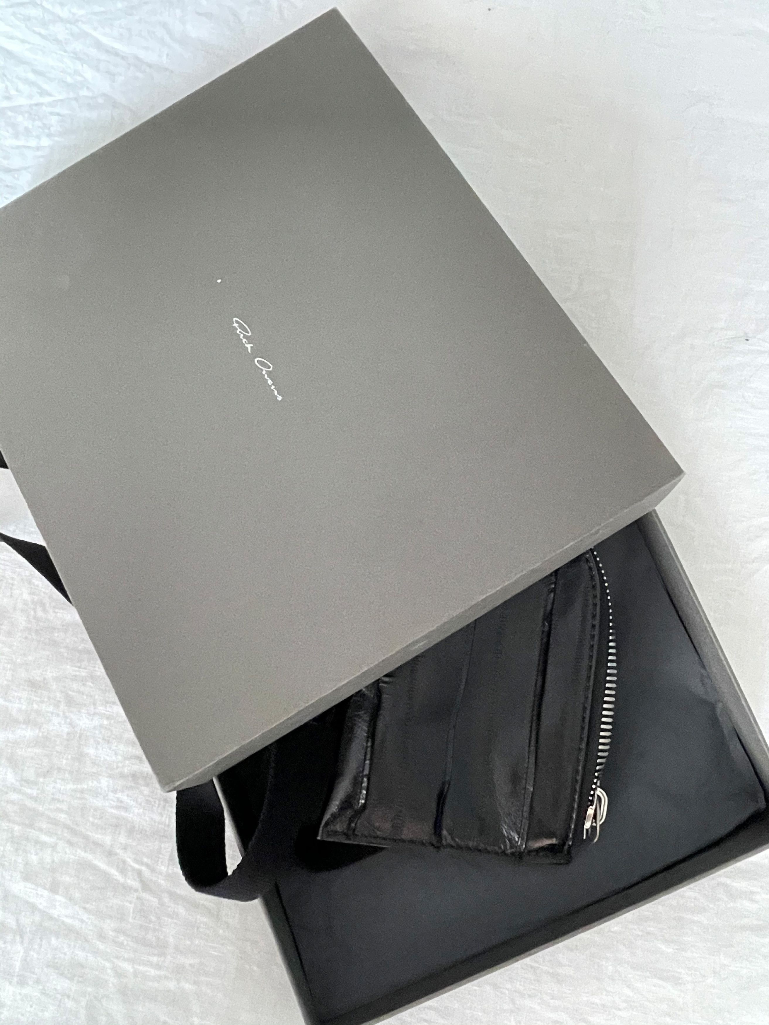 Rick Owens Rare Rick Owens Neck wallet 100% Eel Leather | Grailed