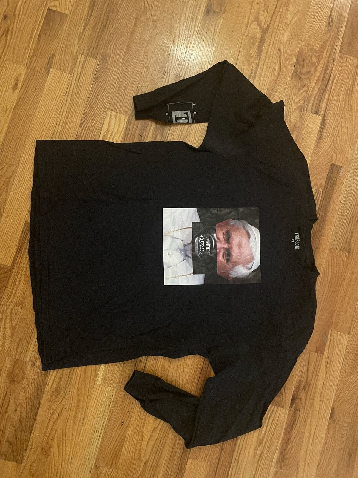 A$AP Rocky × Band Tees ASAP Ferg Trap Lord Hood Pope Merch Black ...