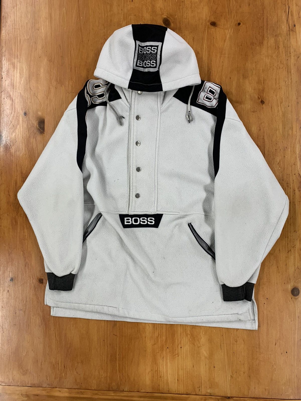 Vintage Vintage 1990s Boss Hip Hop Skater Hooded Sweatshirt | Grailed