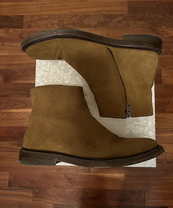 A.P.C. Suede Leonard Boots | Grailed