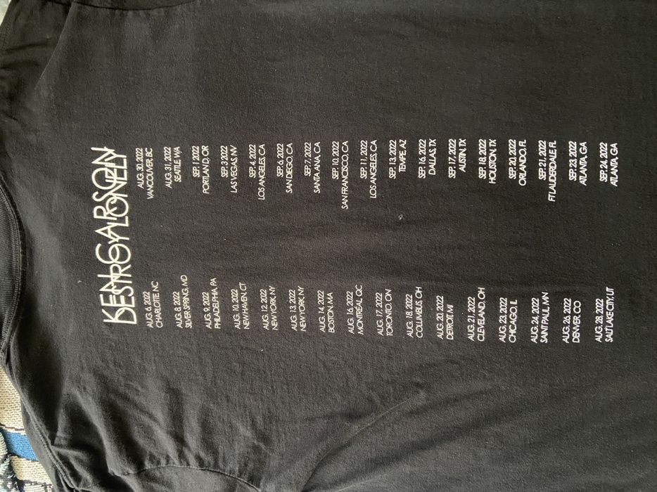 Ken Carson Ken carson + destroy lonely North America 2022 tour shirt | Grailed