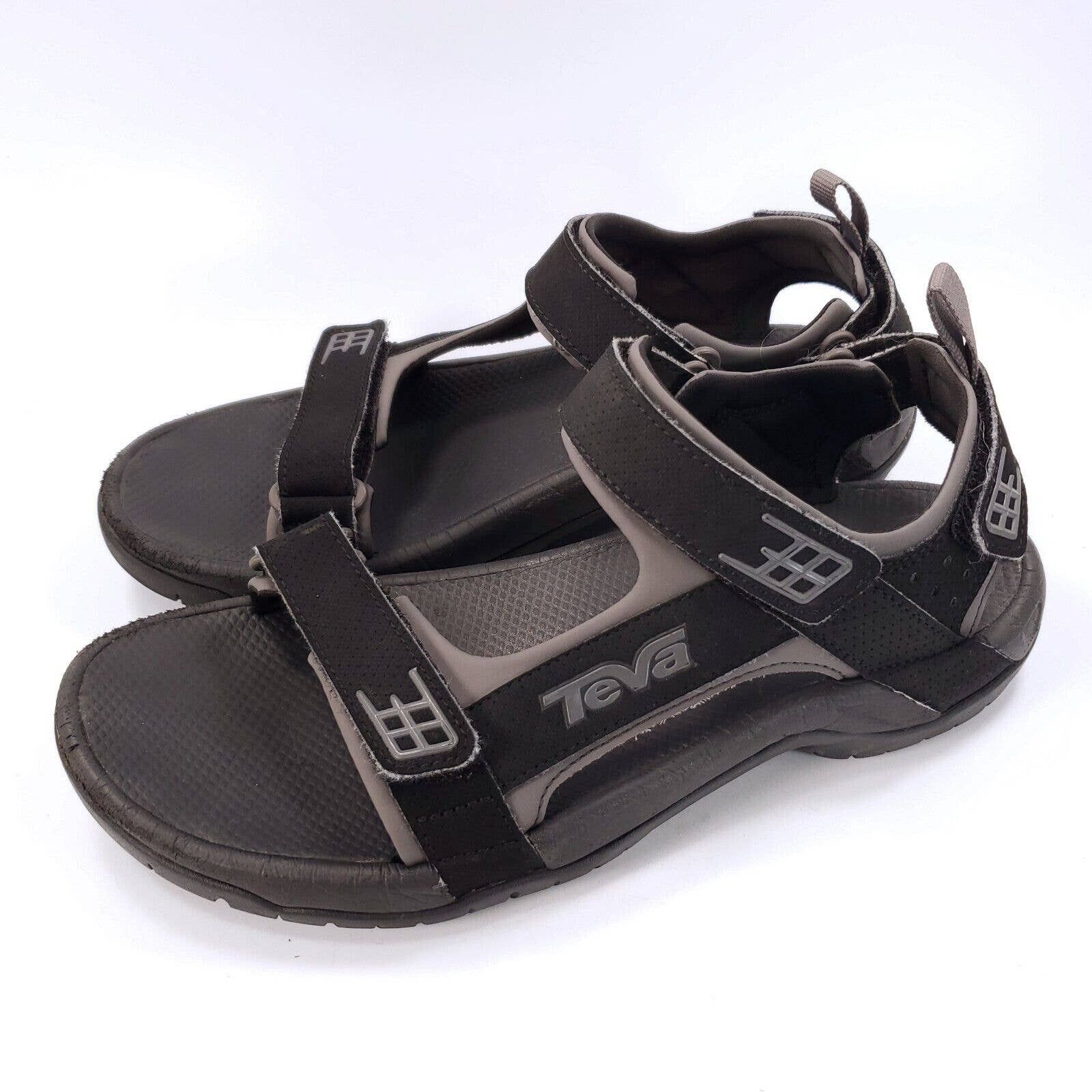 Teva Teva Minam Outdoor Hook & Loop Sandal Mens Size 8 4289 Black | Grailed