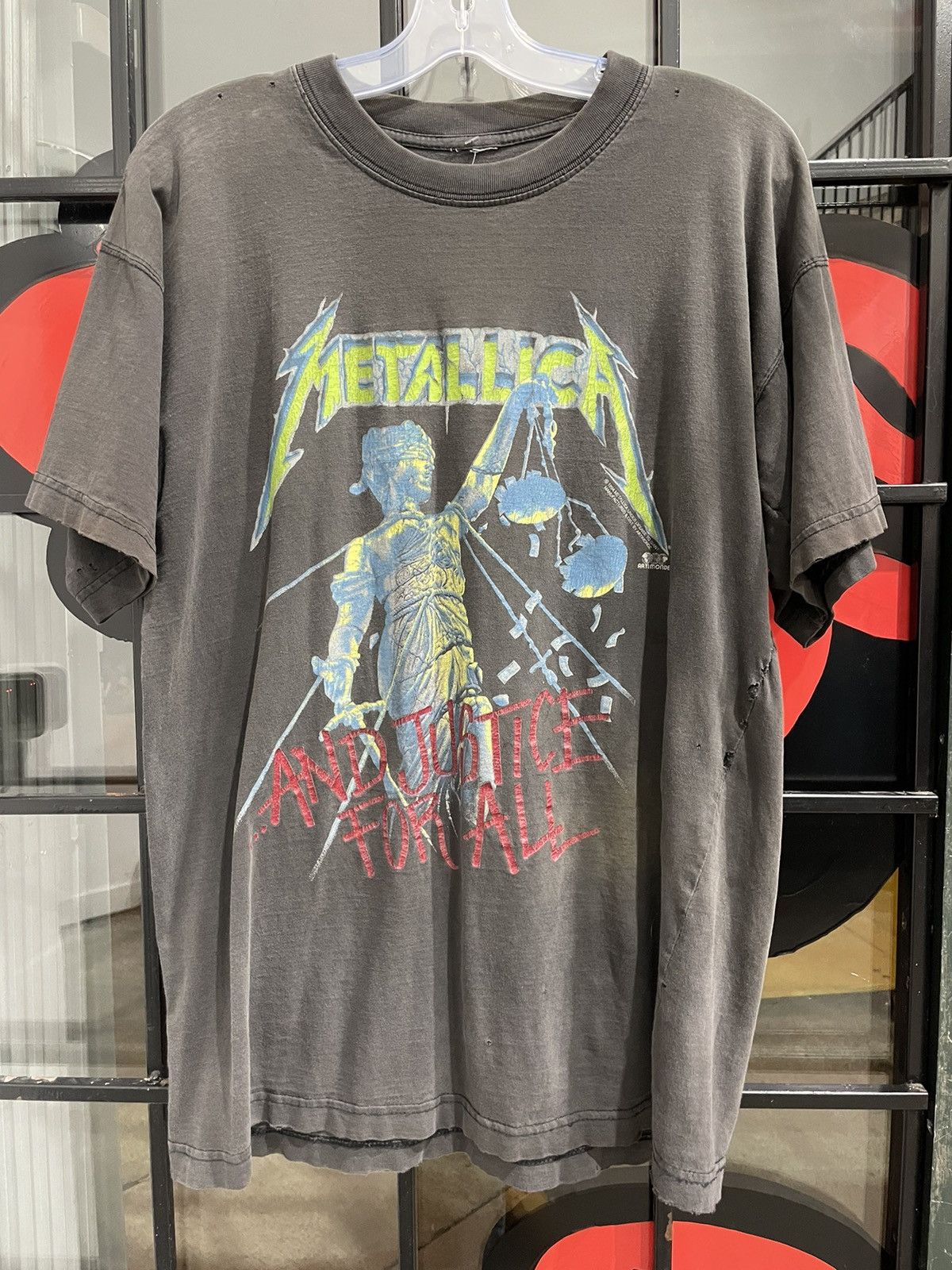 Band Tees × Metallica × Vintage 1994 Metallica Justice For All Metal ...
