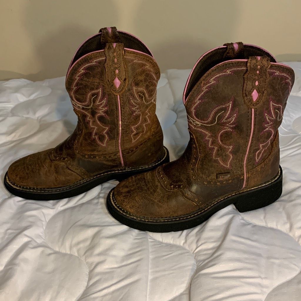Justin Justin Gypsy Leather Cowgirl Boots Size 7B | Grailed