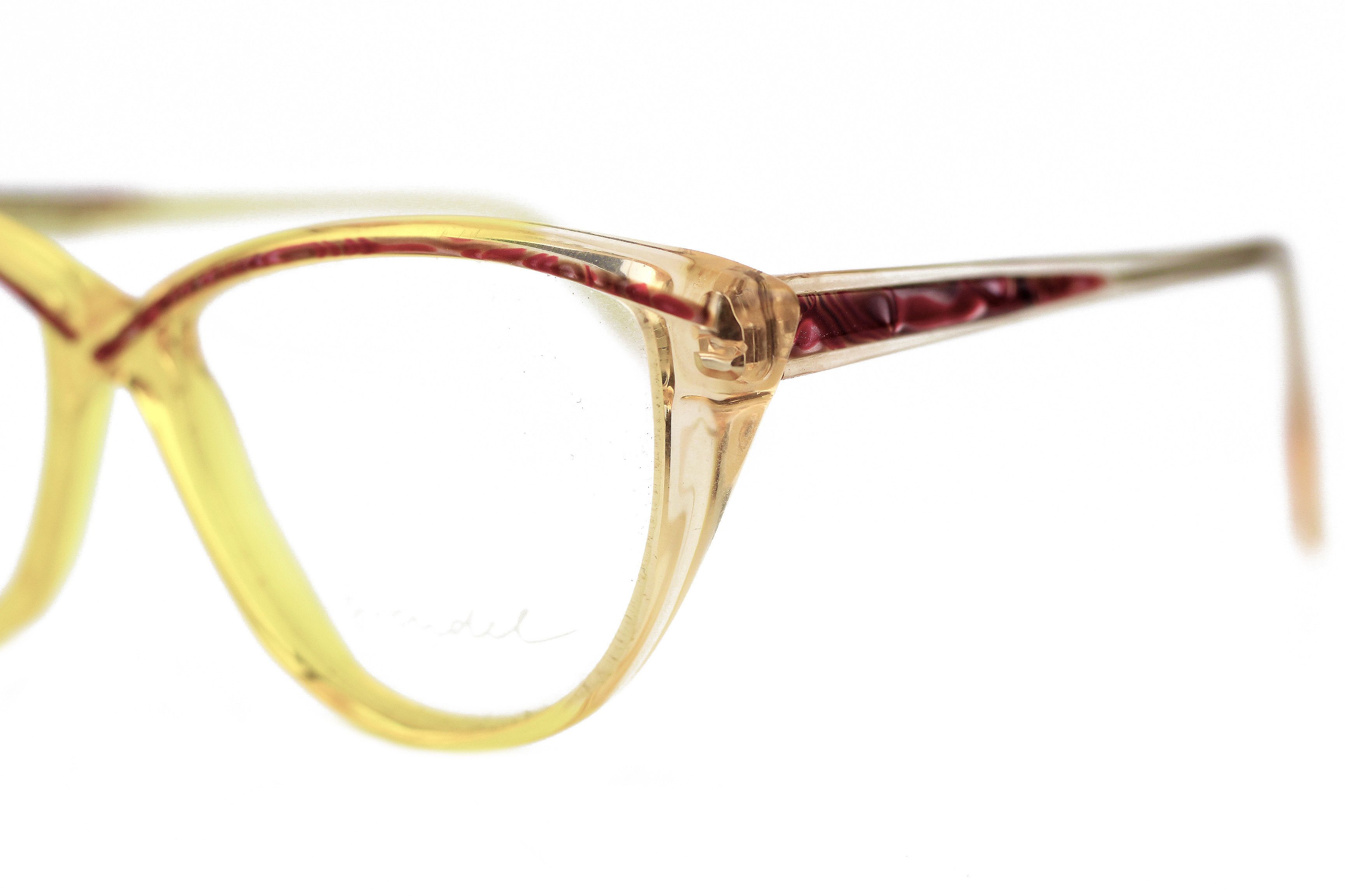 Vintage 70s 80s NOS vintage Brendel cat eye glasses optical frames ...