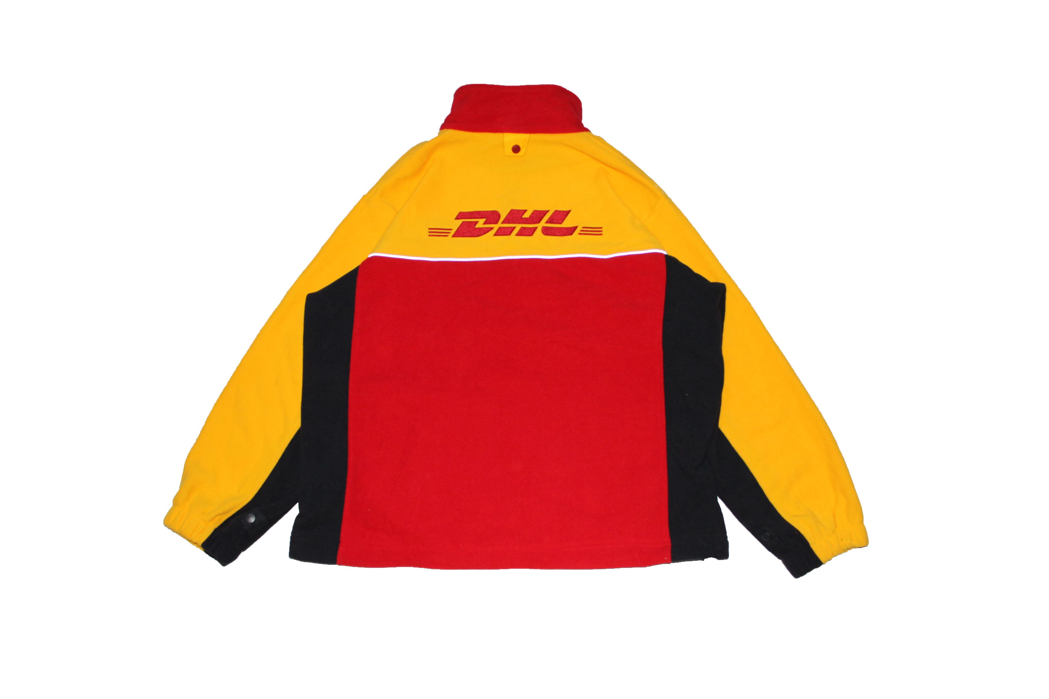 Streetwear DHL fleece Jacket | Grailed