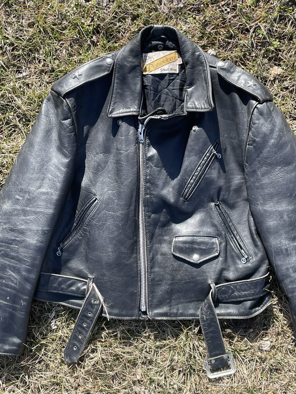 Vintage Vintage 70s Schott perfecto 613 one star leather jacket | Grailed