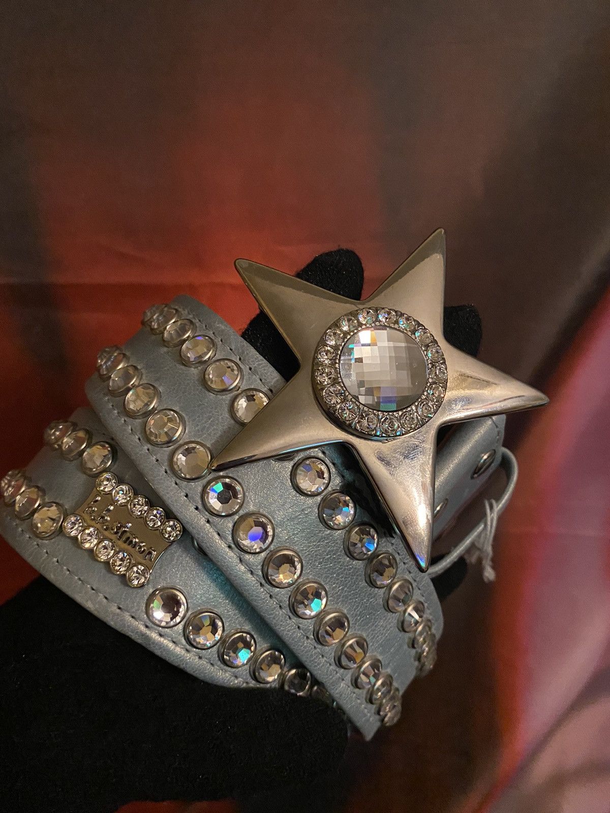 B.B. Simon × Streetwear Rare Iced Out Star Swarovski Belt | Grailed