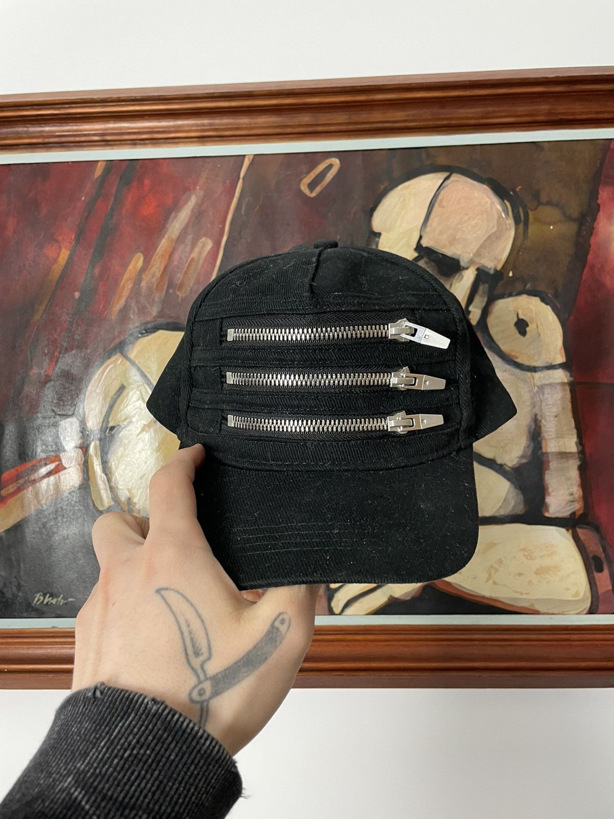 Avant Garde × Hat × Zara Zara Premium AvantGarde Zip Hat Alternative ...