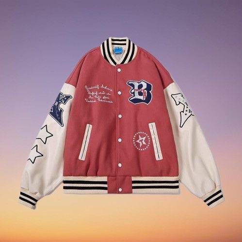 Japanese Brand × Varsity × Very Cool Letterman Stylo Bomber Jacket ...