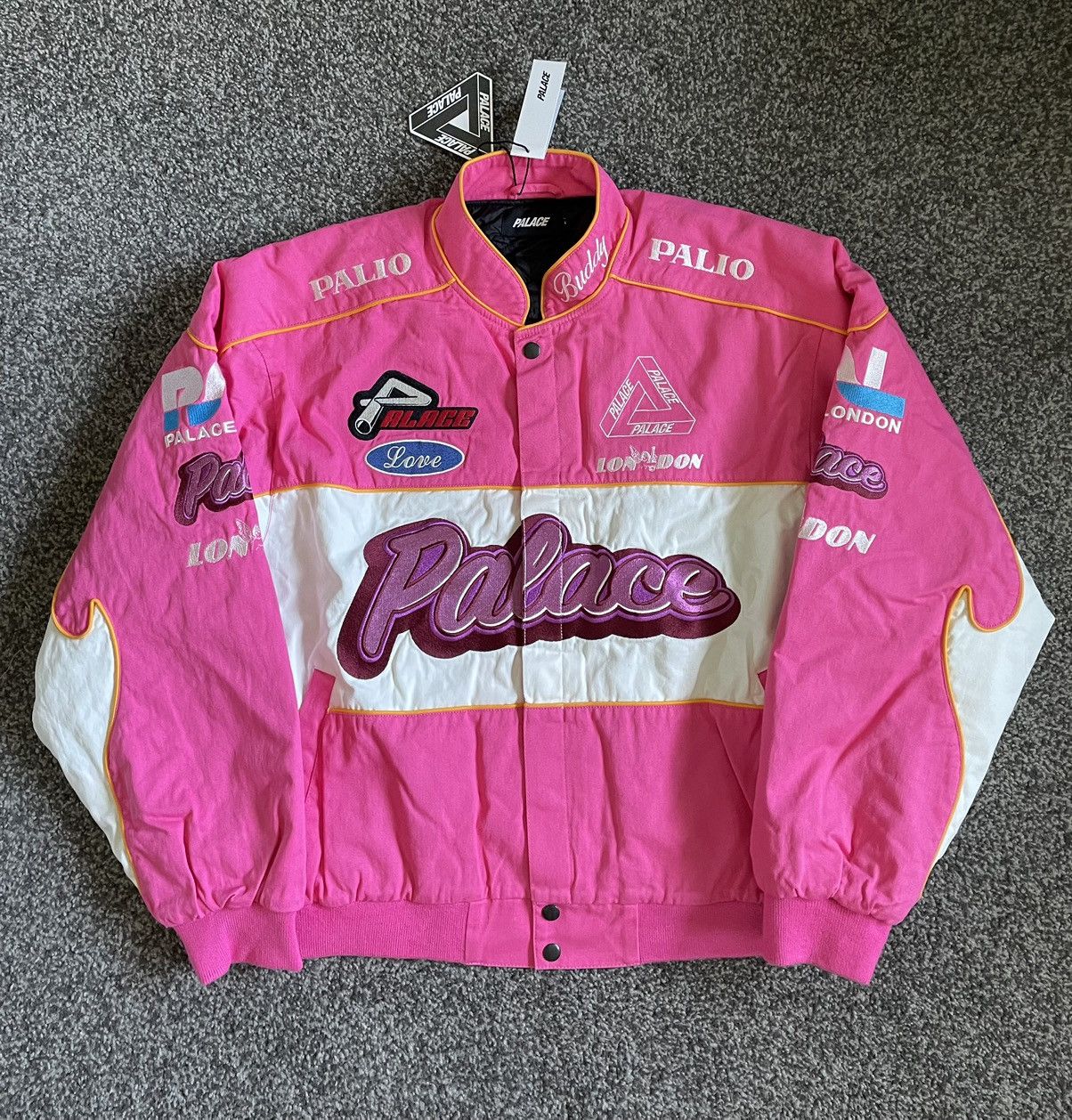 Palace Palace Fast Cotton Jacket Pink | Grailed