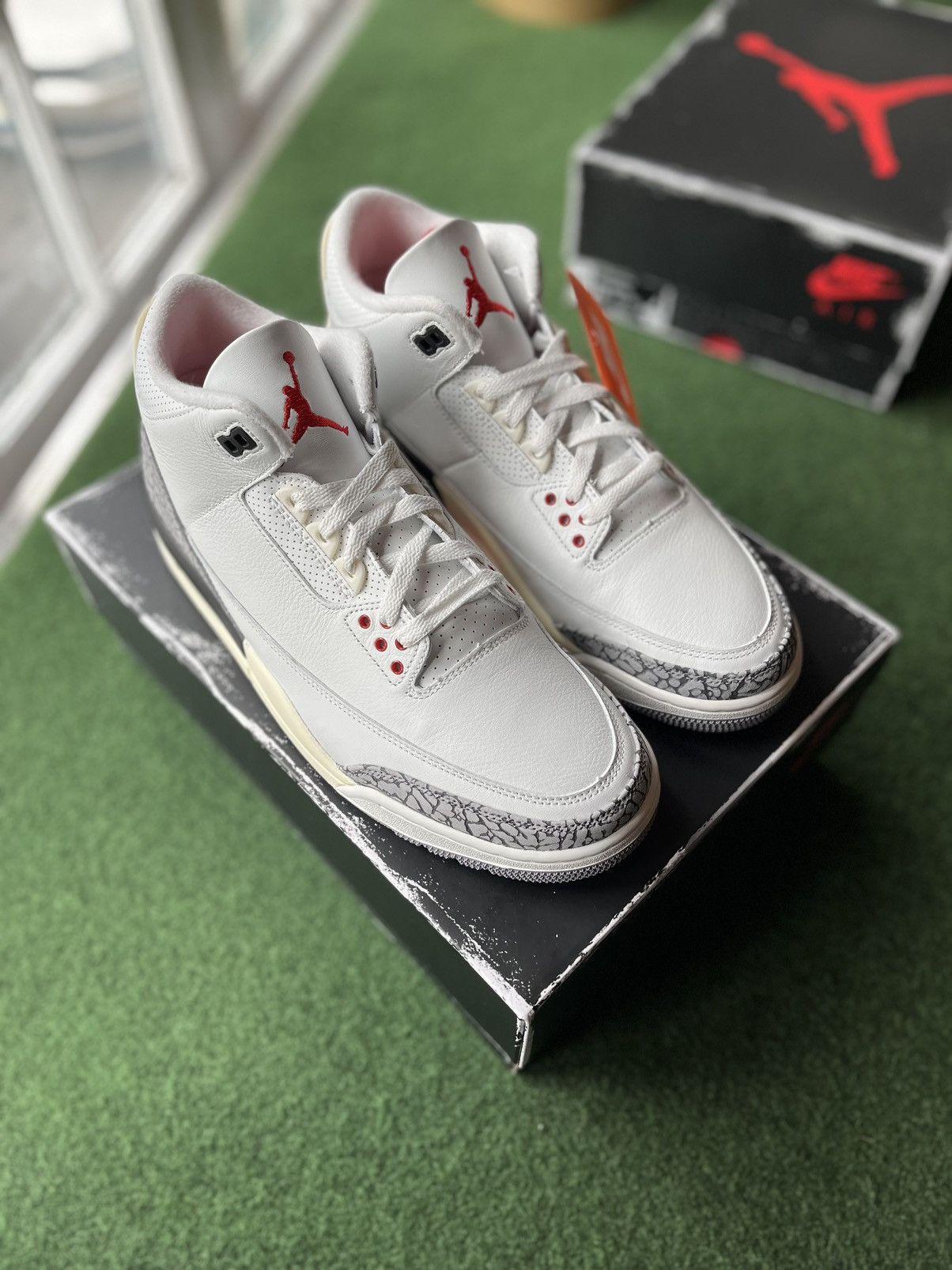 Jordan Brand Air Jordan 3 Retro White Cement Reimagined | Grailed