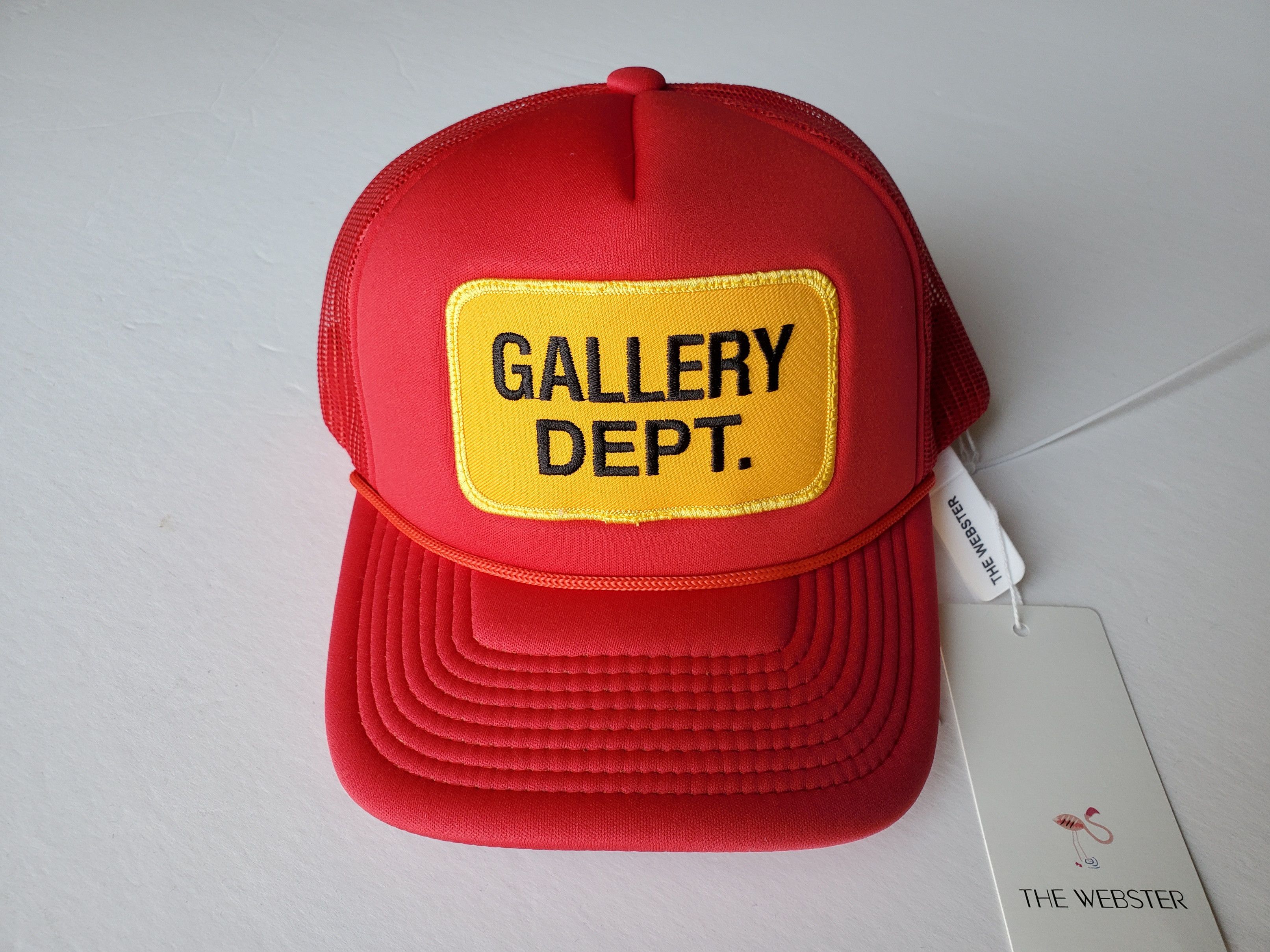 Gallery Dept. NEW Gallery Dept Souvenir Trucker Cap Hat Red 2023 ...