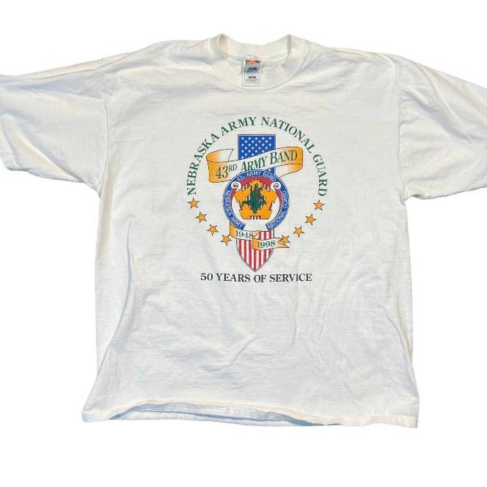 Fruit Of The Loom 90s nebraska army national guard | Grailed