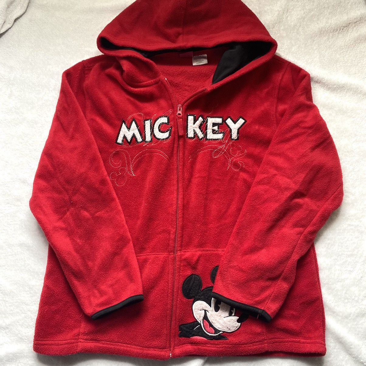 Vintage Disney Mickey fleece jacket | Grailed