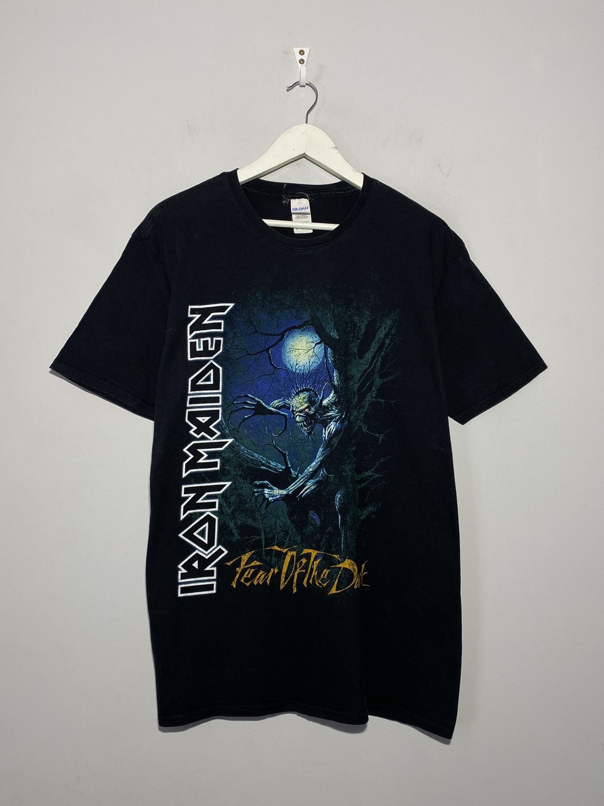 Band Tees × Iron Maiden × Rock T Shirt Iron Maiden fear of the dark ...