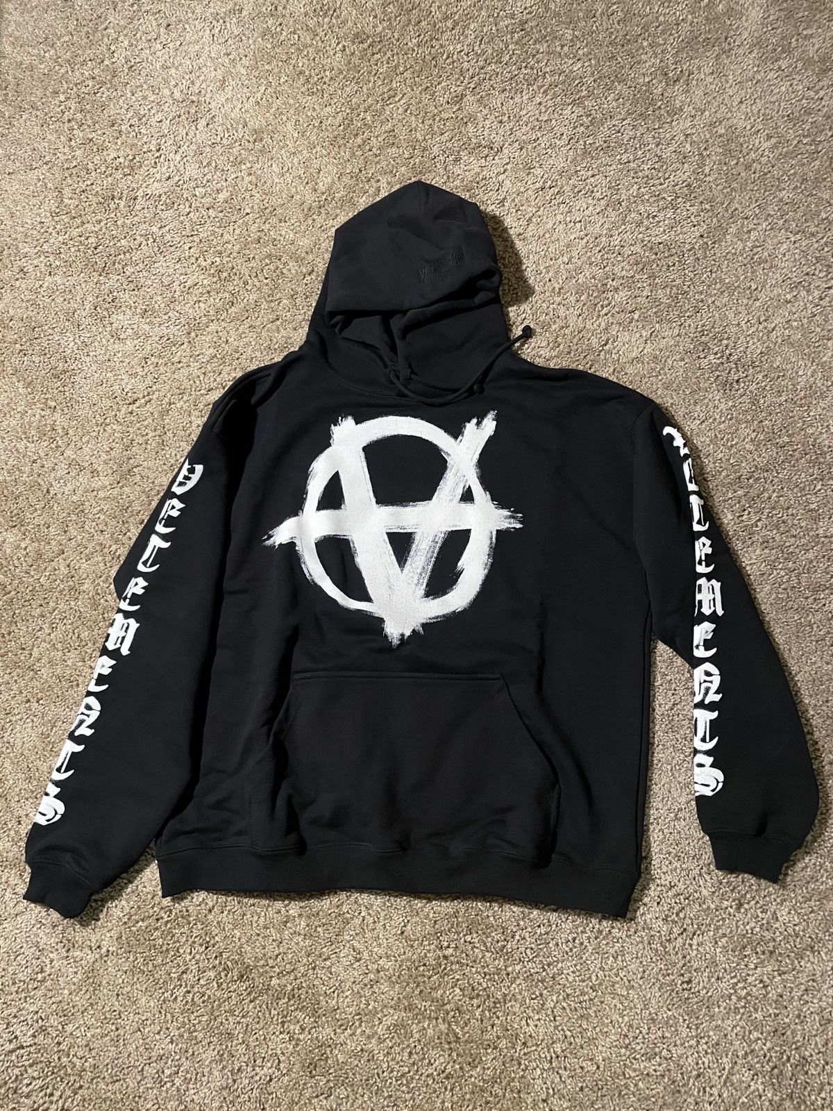Vetements VETEMENTS ANARCHY HOODIE | Grailed
