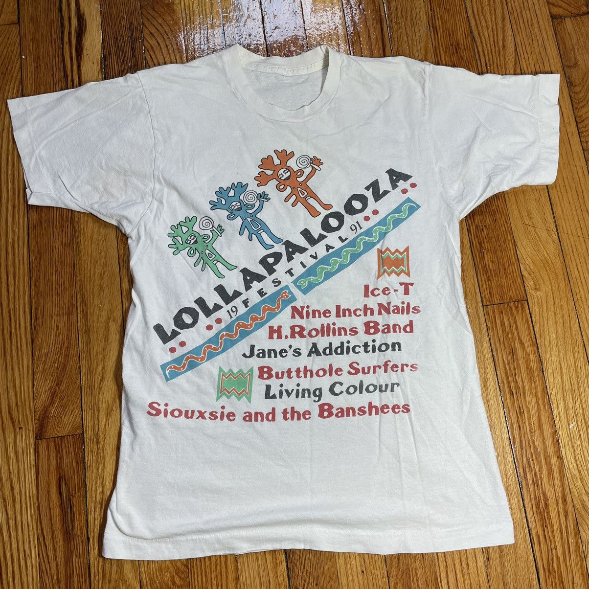 Vintage 1991 Lollapalooza Festival Line Up Tee | Grailed
