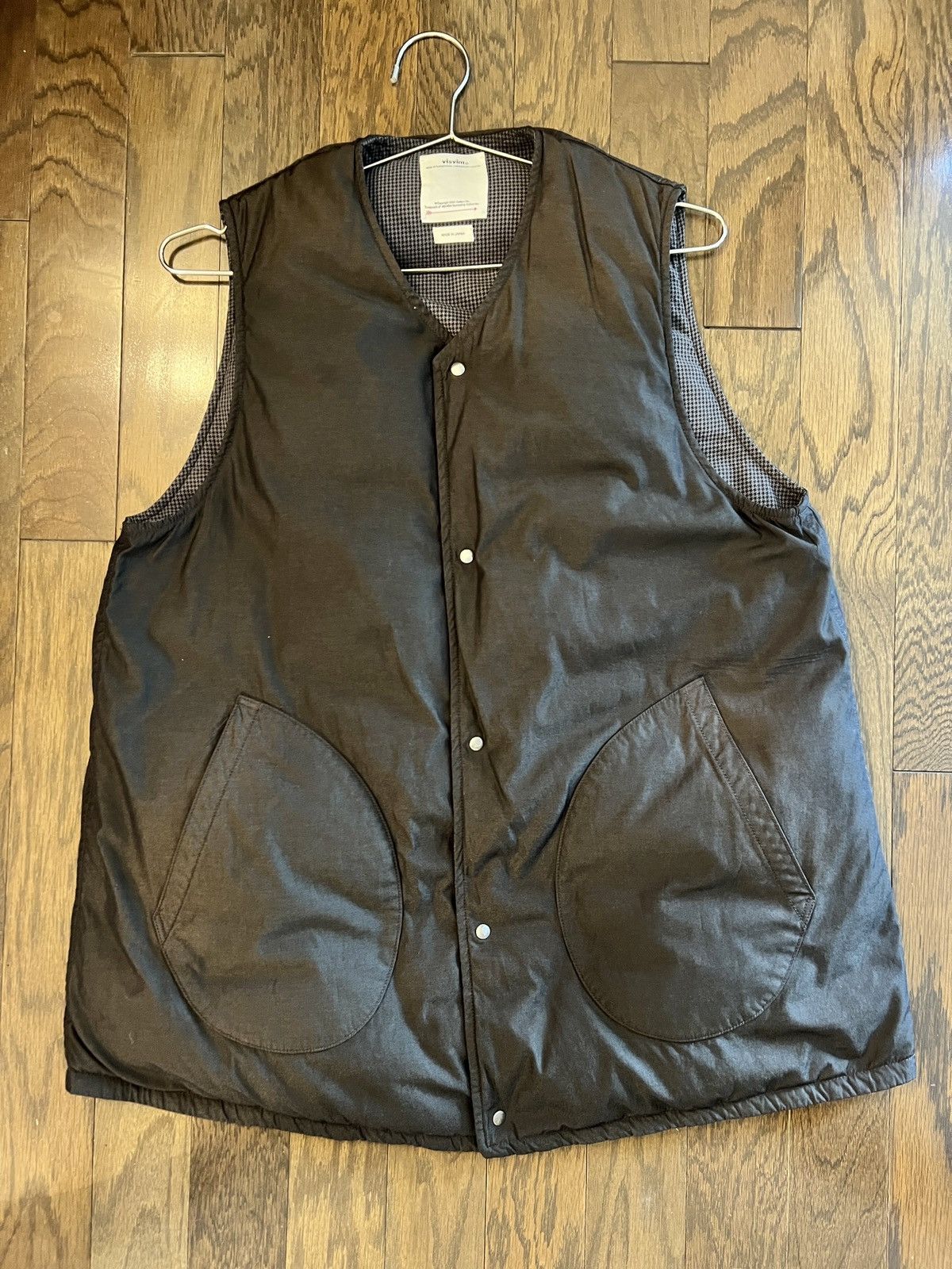 Visvim visvim 21 kora down vest black 3 | Grailed