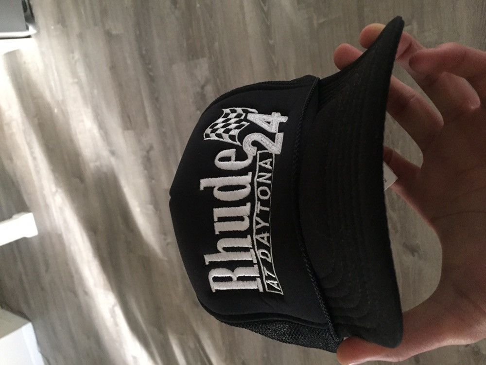 Rhude Rhude Daytona Racing Trucker Hat | Grailed