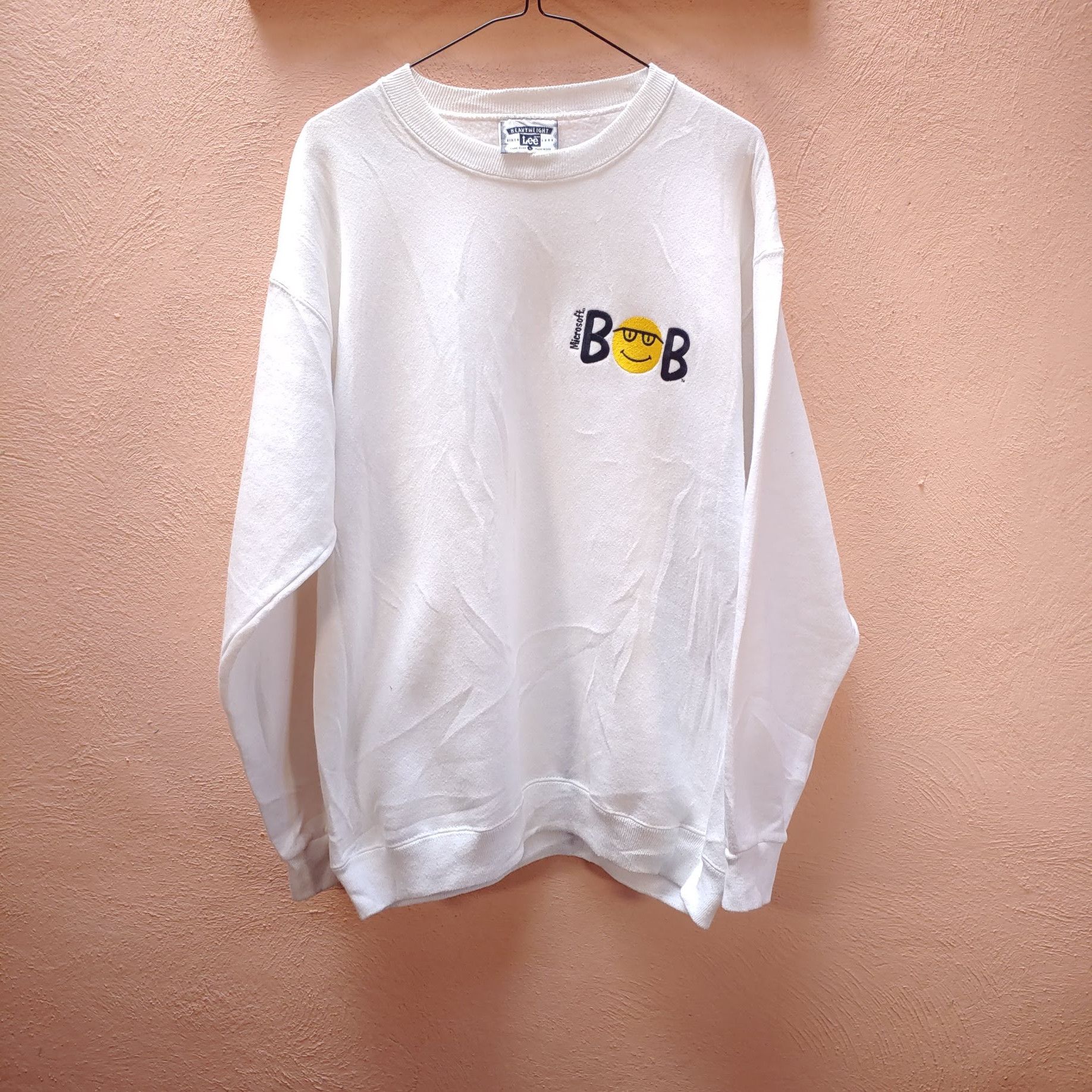 Microsoft × Vintage Vintage 90's Microsoft BOB Smiley Crewneck | Grailed