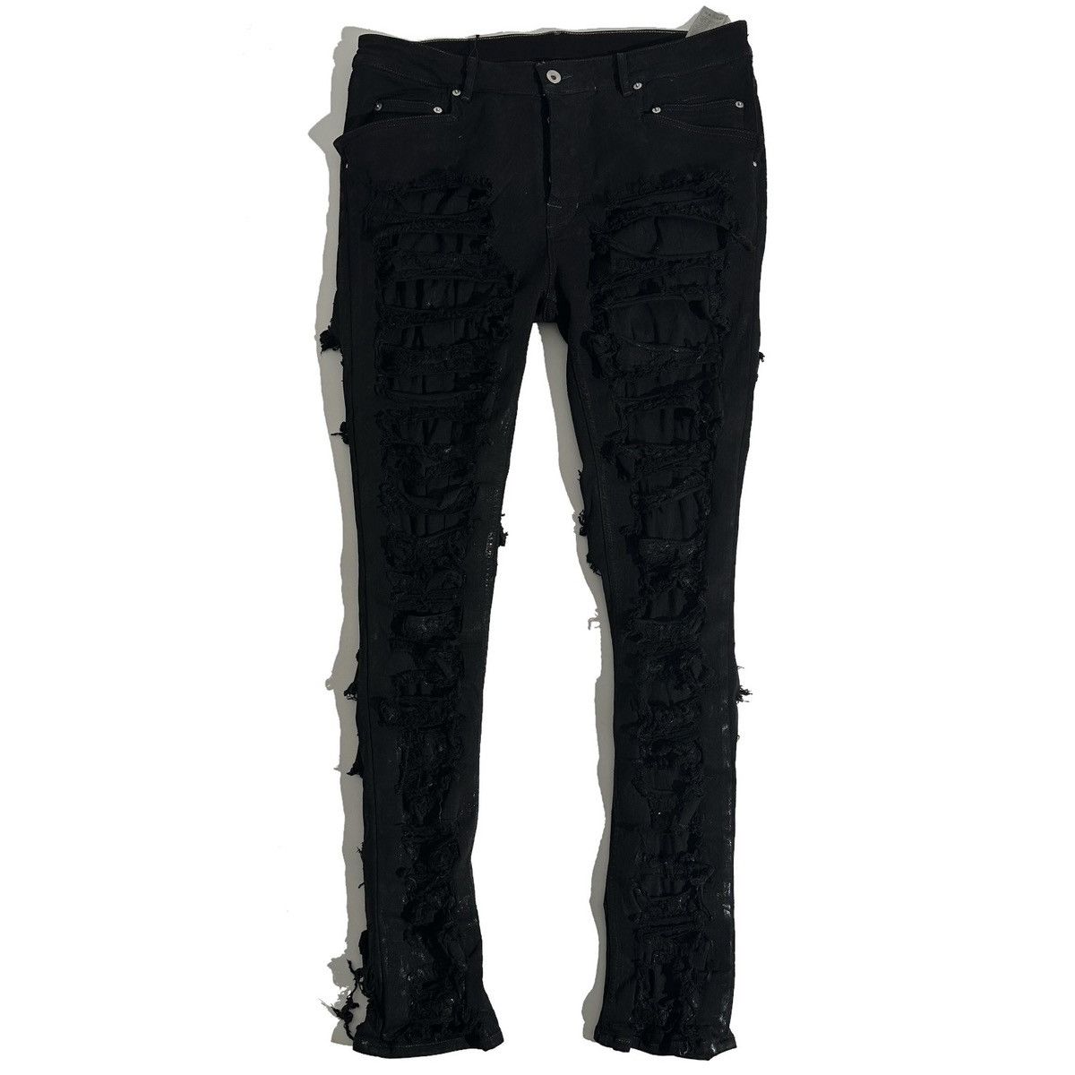 Rick Owens Rick Owens Drkshdw Mega Ripped Tyrone Cut Jeans | Grailed