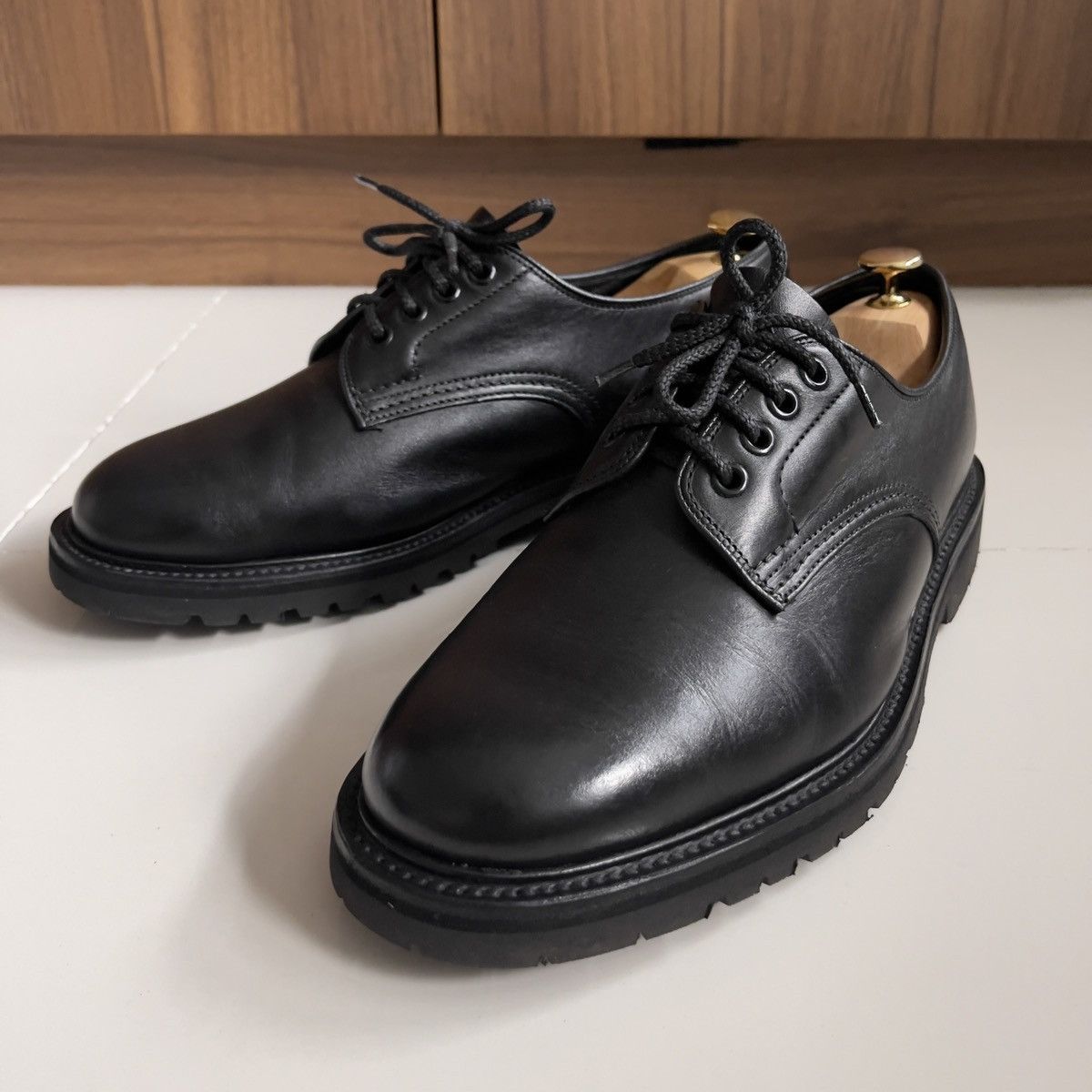 Tricker's Tricker’s Daniel Derby Shoe Black Bookbinder UK9 | Grailed