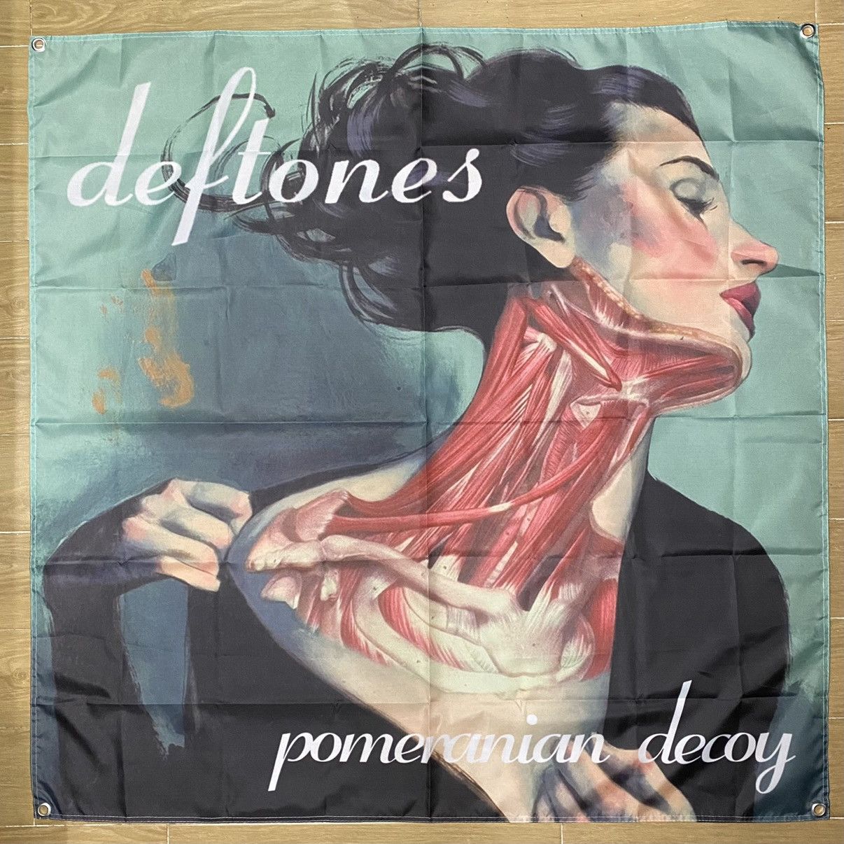 Band Tees × Vintage Deftones Pomeranian Decoy Dissection Banner Flag ...