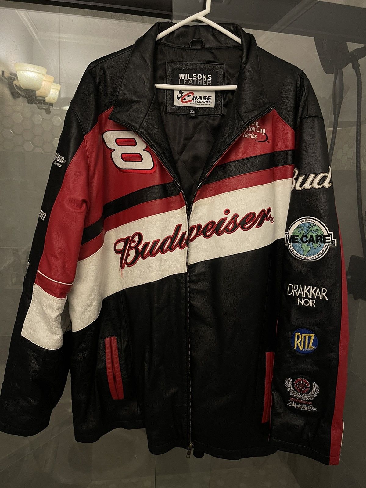 Chase Authentics Wilson Leather NASCAR Jacket, #8 Dale Earnhardt Jr ...