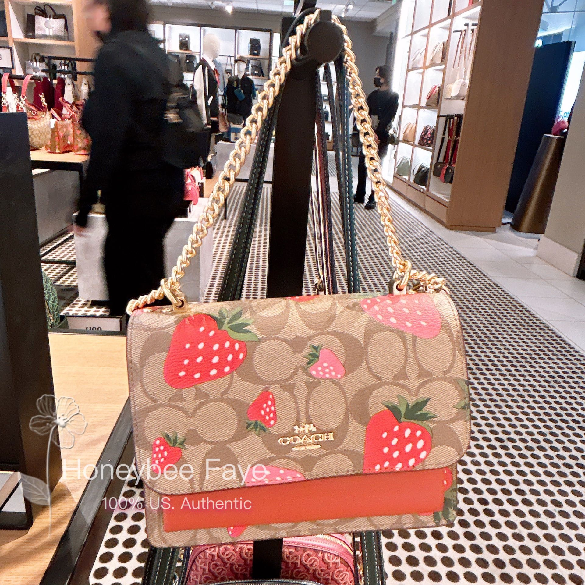 Coach Mini Klare Crossbody In Signature Canvas Wild Strawberry | Grailed