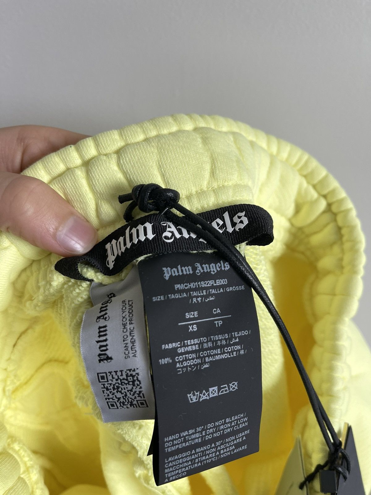 Palm Angels Palm Angels Logo Yellow Sweatpants Heavyweight New Season ...