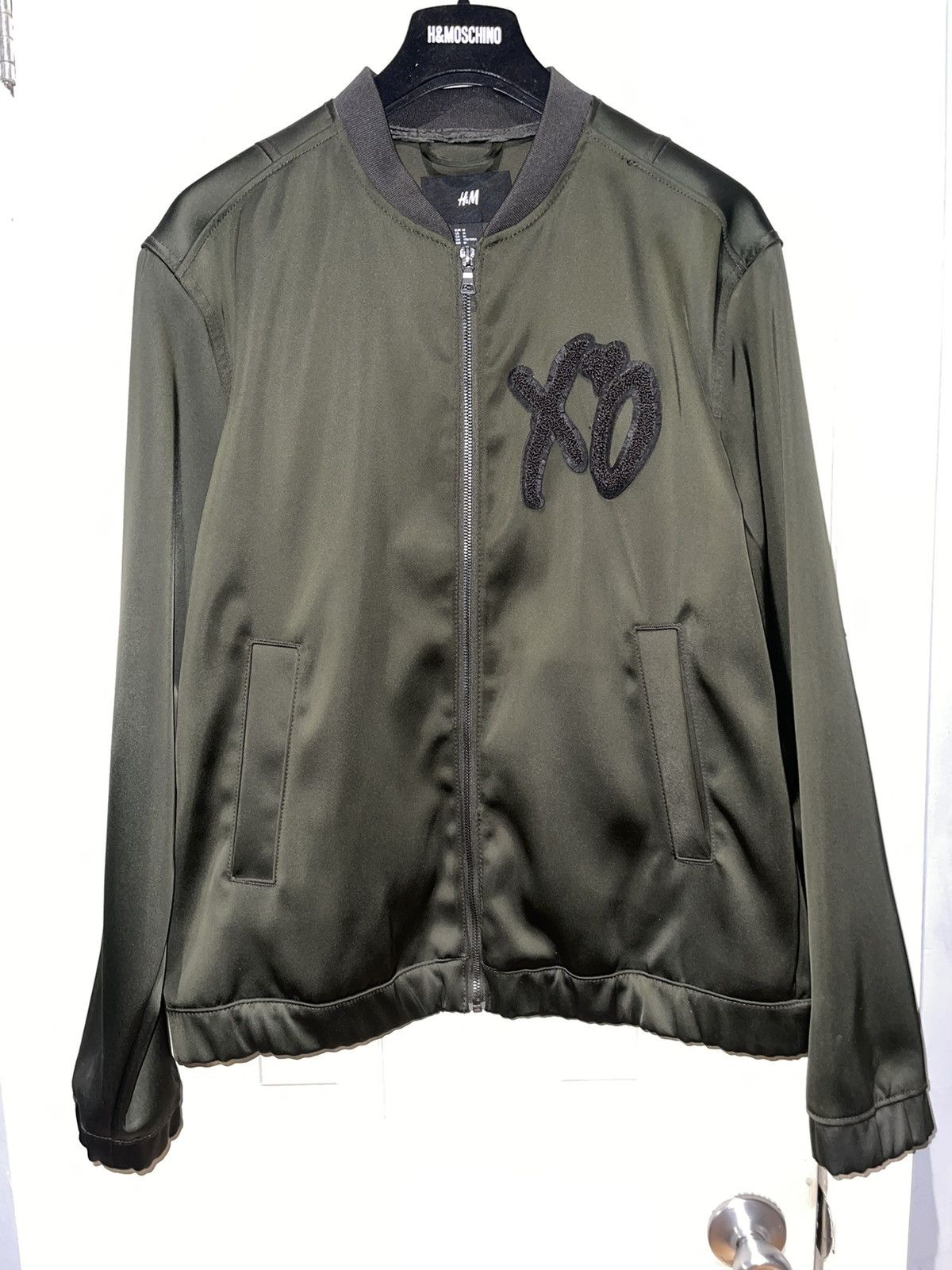 H&M × The Weeknd × XO H&M HM The Weeknd XO Bomber Coach Jacket 2017 ...