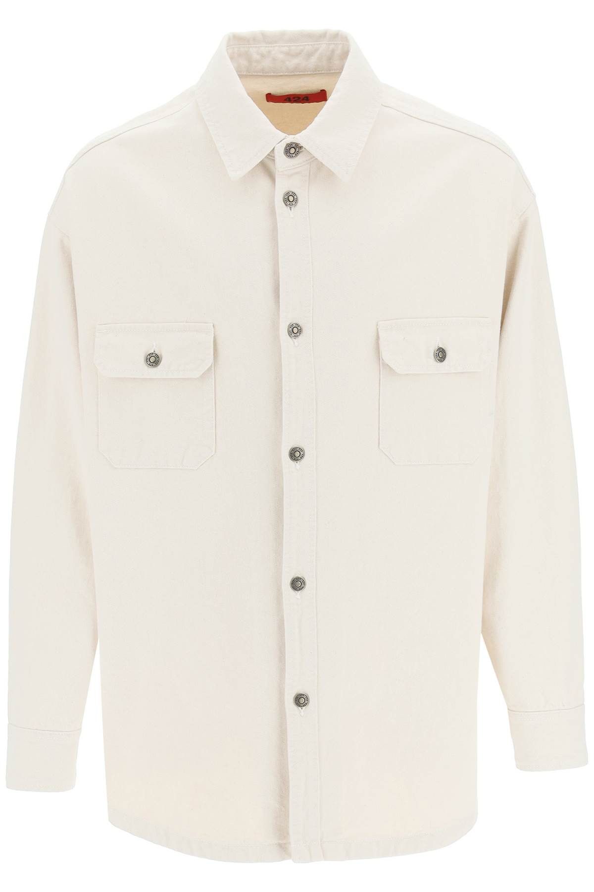 424 On Fairfax 424 cotton denim overshirt | Grailed