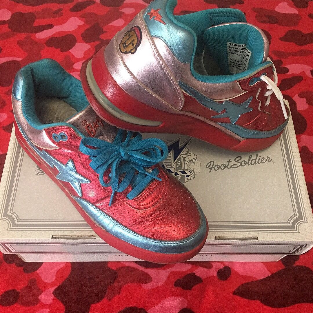 Bape 2006 BAPE x Pharrell Williams “In My Mind” RoadSTA Shoes | Grailed