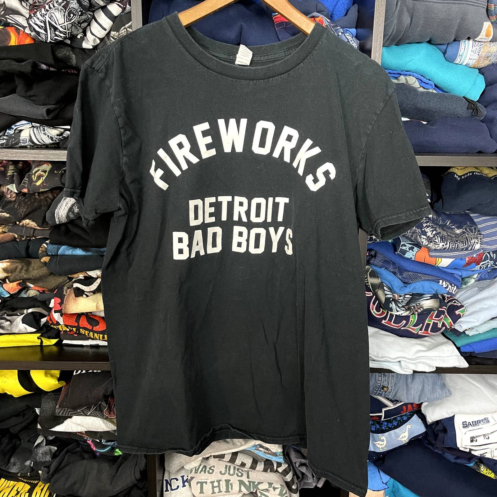 Vintage Fireworks Pop Punk Band Shirt Detroit Bad Boys Size Large | Grailed