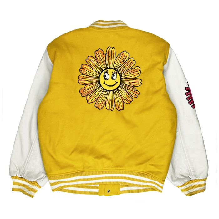 Hysteric Glamour 90's "Lubma" Sunflower Varsity Jacket | Grailed