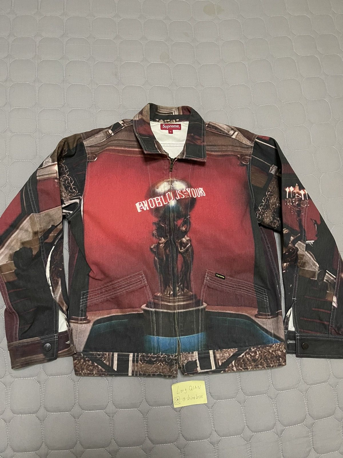 Supreme Supreme scarface the world is yours denim trucker Jacket | Grailed