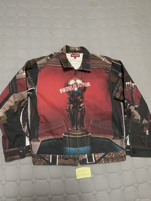 Supreme Supreme scarface the world is yours denim trucker Jacket | Grailed
