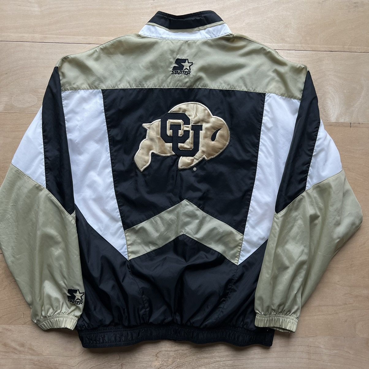 Vintage Vintage Colorado Buffaloes Starter Jacket L Black Gold 90s ...
