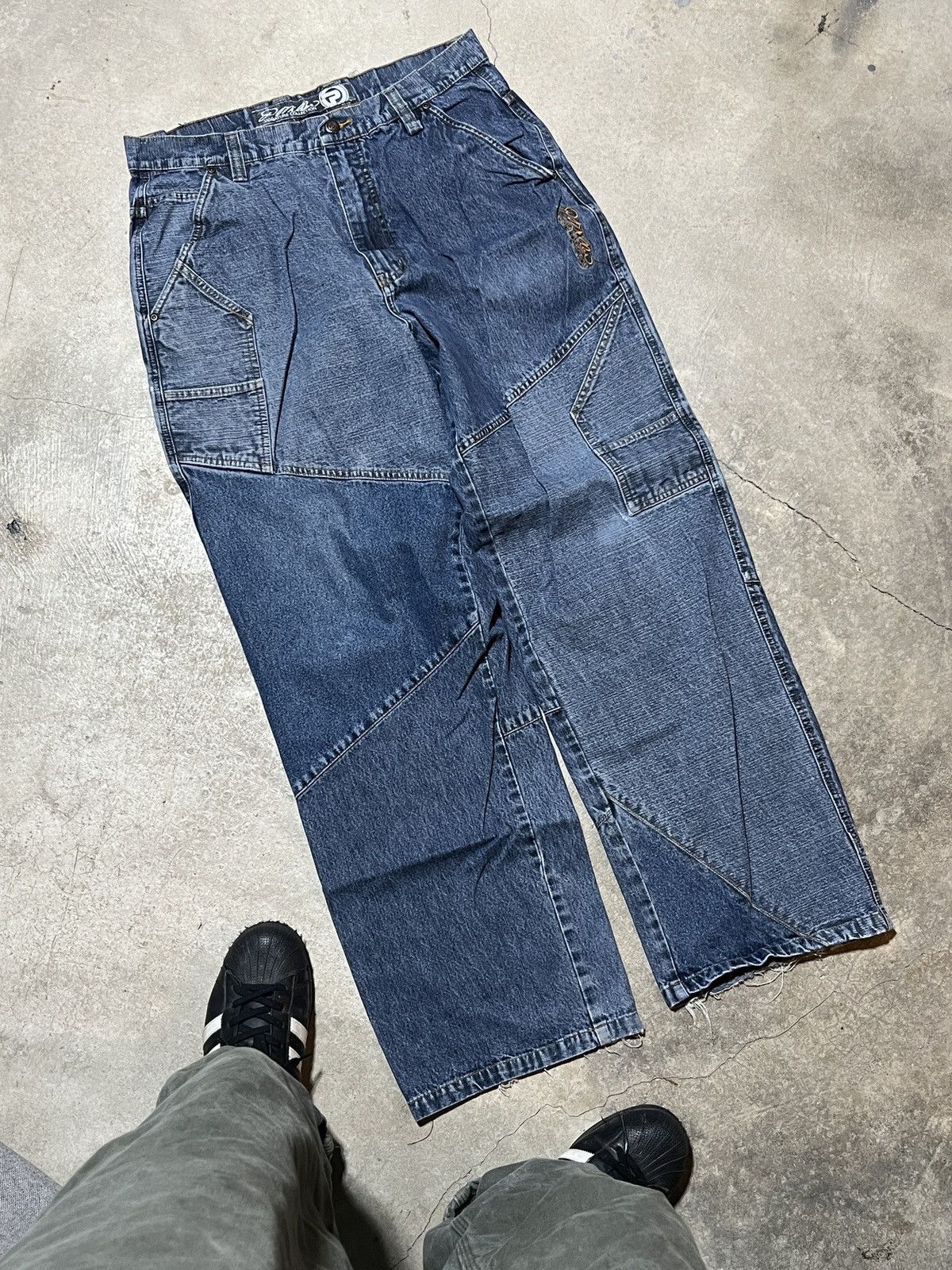 Jnco × Streetwear × Vintage Y2K Paul Miller Patch Jeans | Grailed