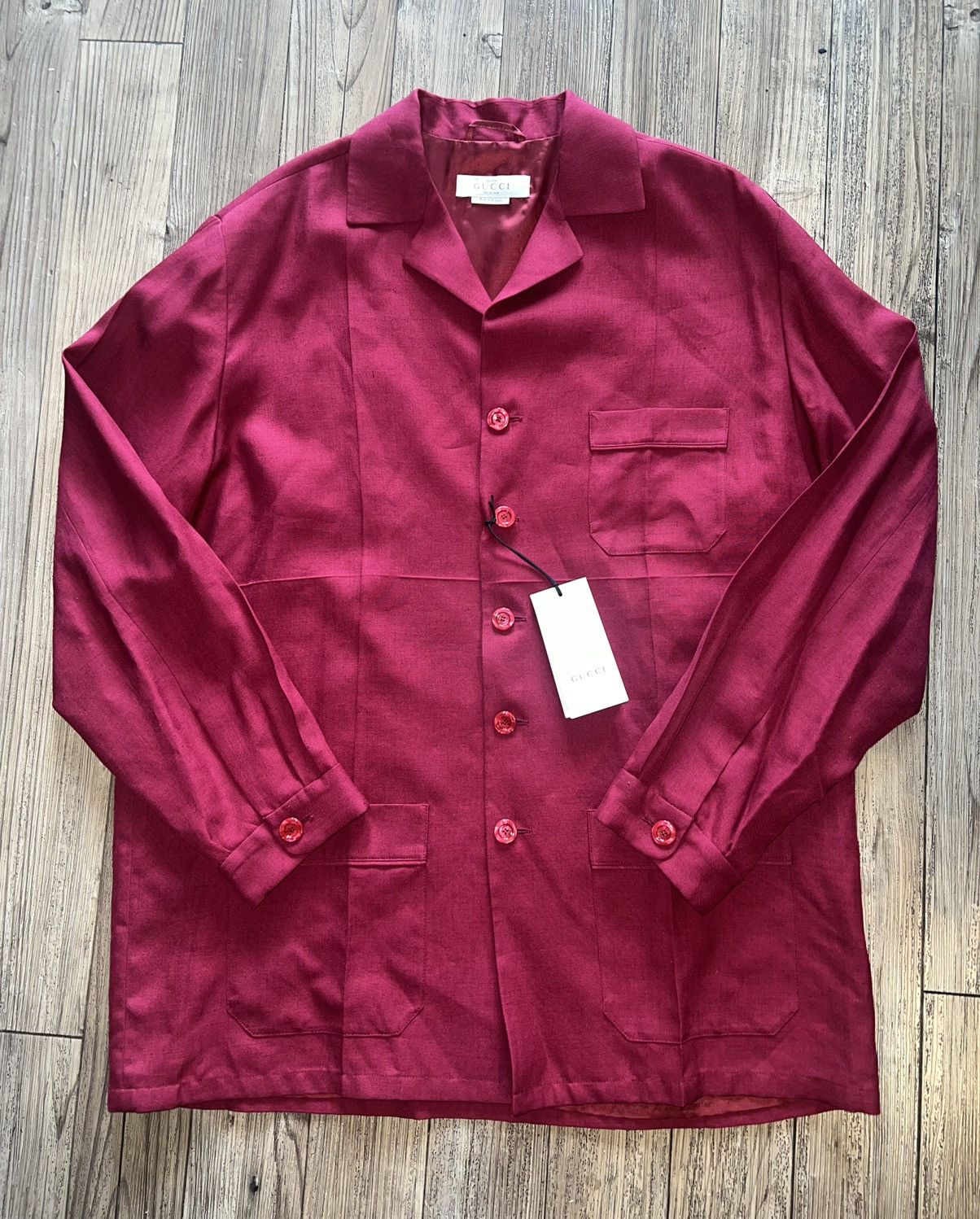 Gucci New Gucci Employee Uniform Red Blazer Size 54 Not For Resale ...