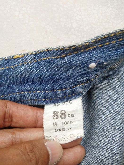 Vintage Vintage Distressed Japanese Fuji Mark Cargo Denim 35x33 | Grailed