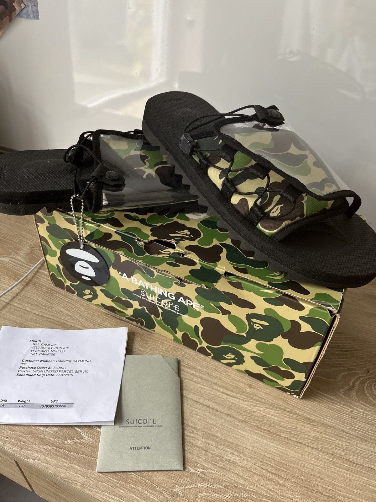 Bape Suicoke x bape slides | Grailed