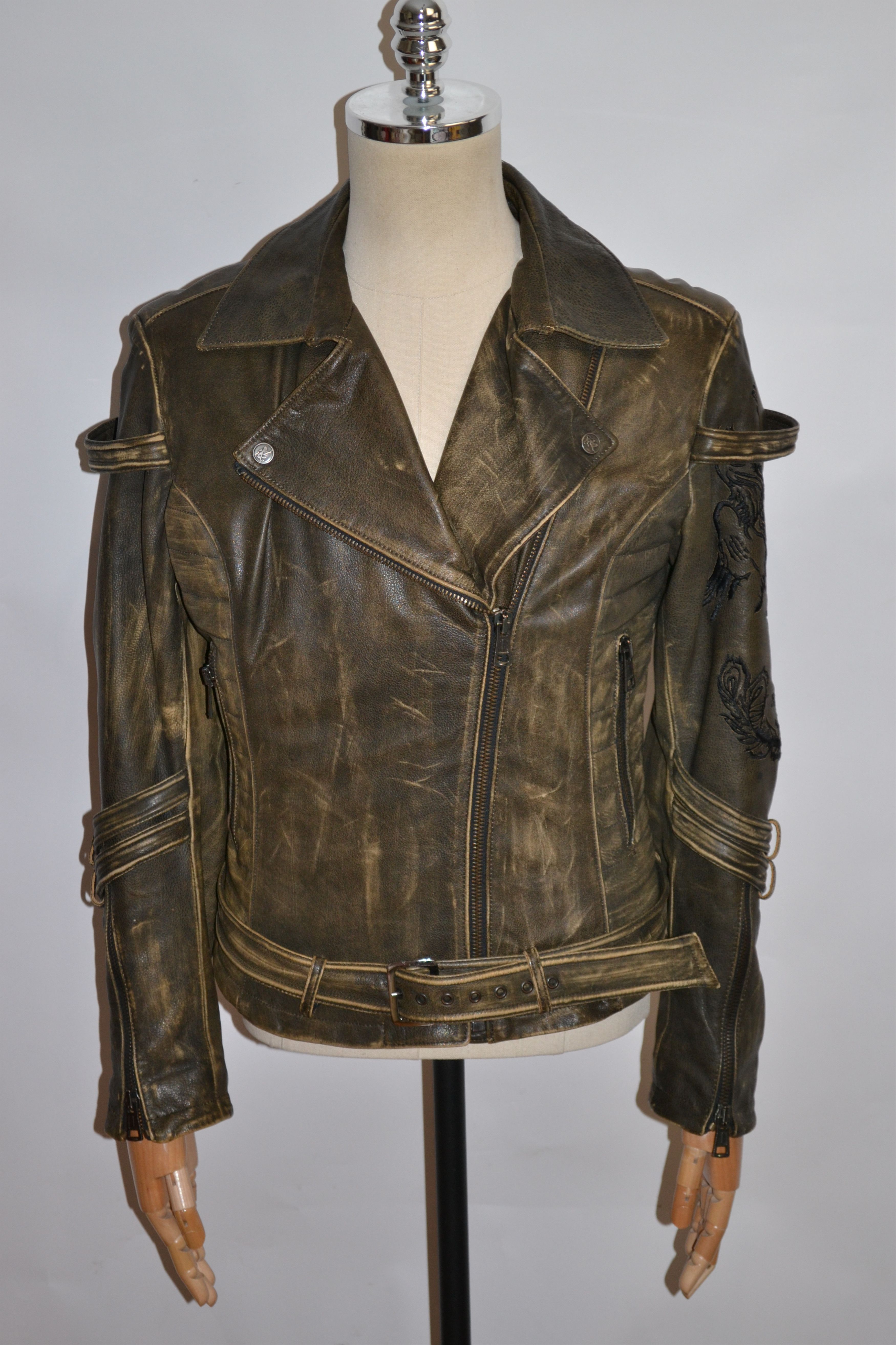 Designer PARASUCO CULT Italian Leather Jacket | Grailed