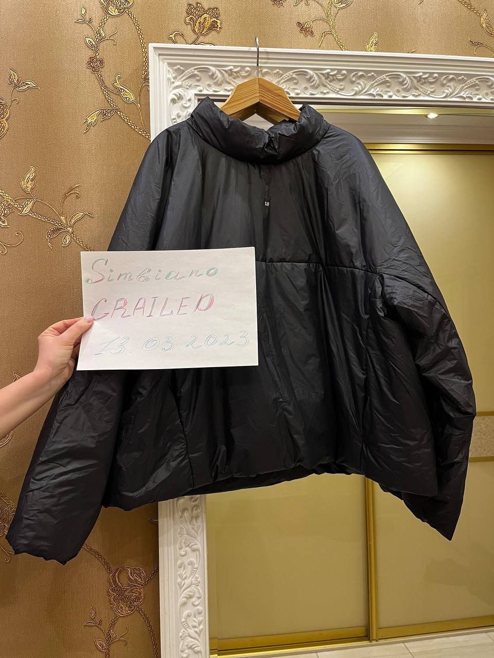 Gap × Kanye West Yeezy Gap Mock Neck Pullover Size S Black Balenciaga ...