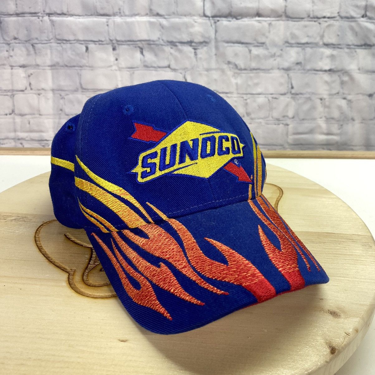 NASCAR × Streetwear × Vintage Vintage 90s NASCAR Fire Flame Hat ...