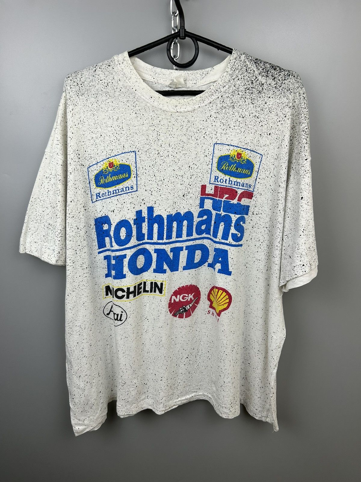 Racing × Vintage Rothmans Honda single stitch t-shirt | Grailed