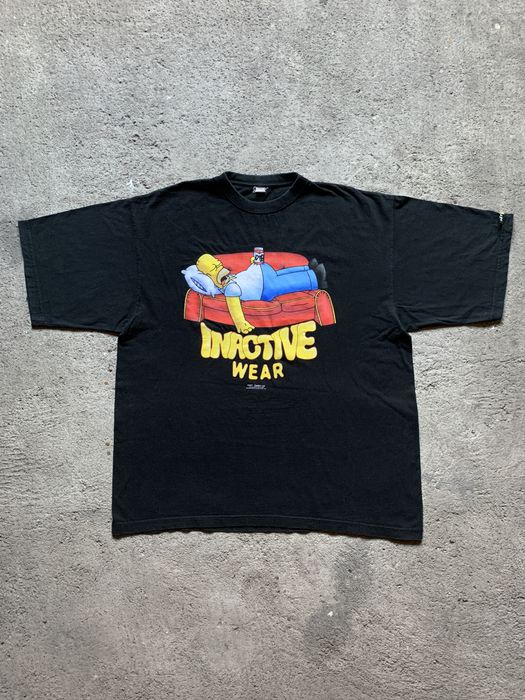 Vintage Vintage The Simpsons Inactive Wear Homer 1998 T-shirt | Grailed